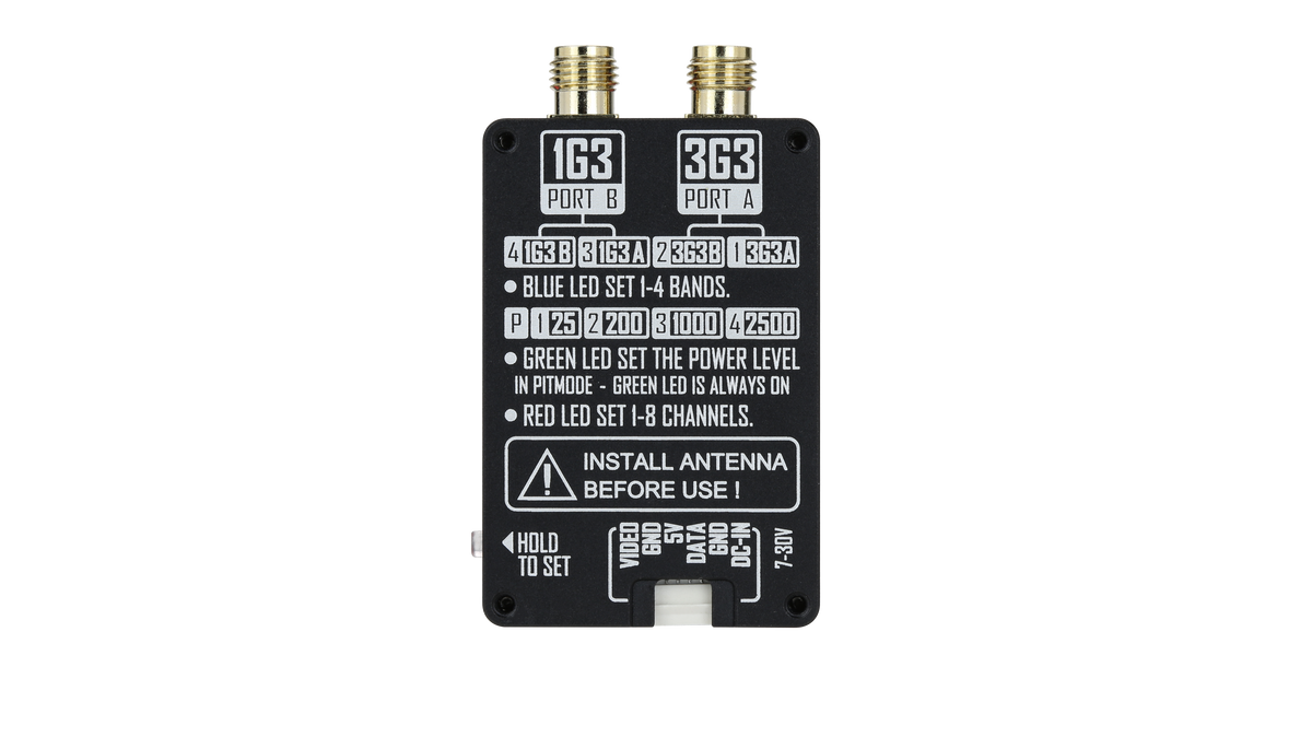 1.3G/3.3G Dual-Band 2.5W/4W VTX Transmitter Module – RUSHFPV