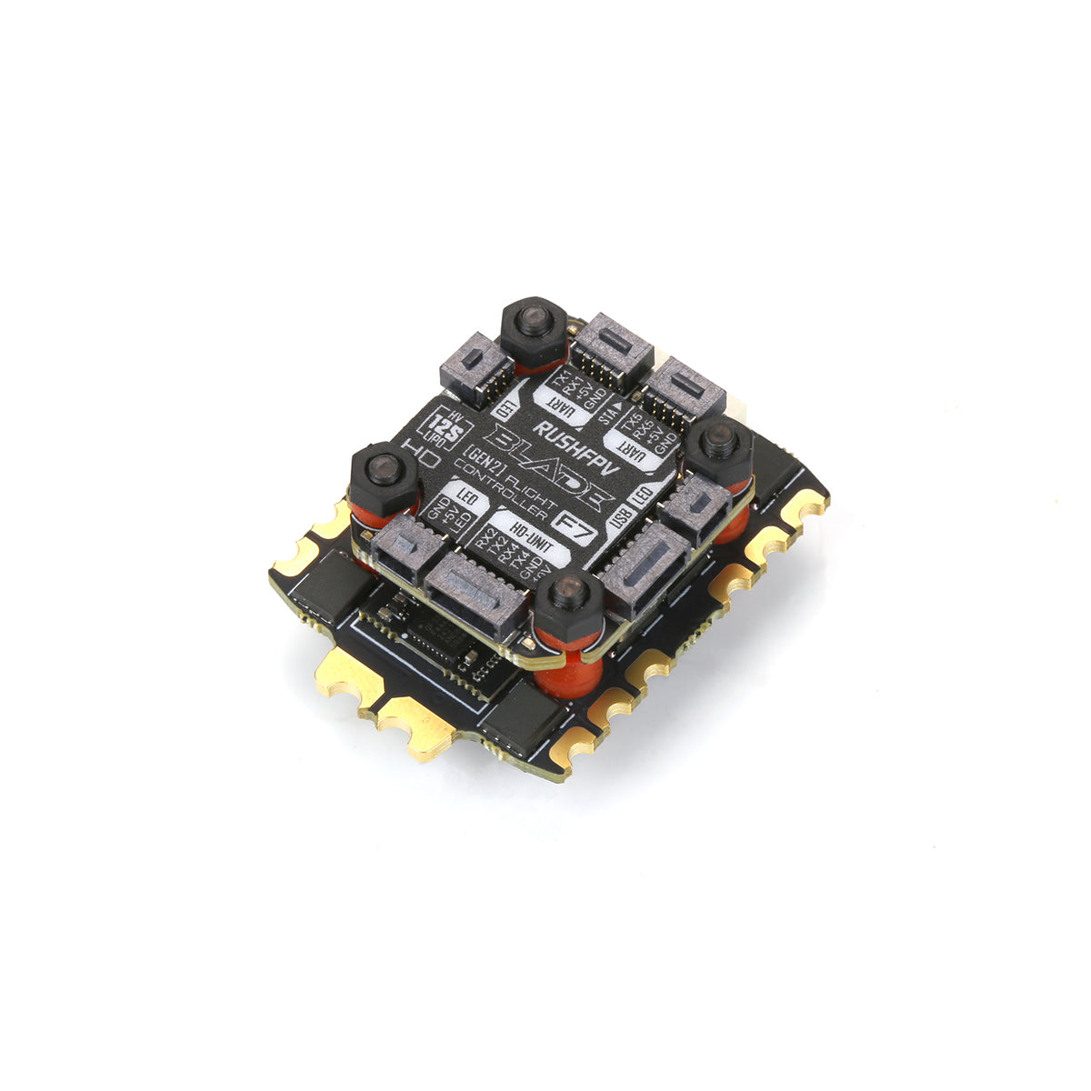 RUSH BLADE F722 mini Stack + 60A Explorer 8S 4-in-1 ESC For Digital ...
